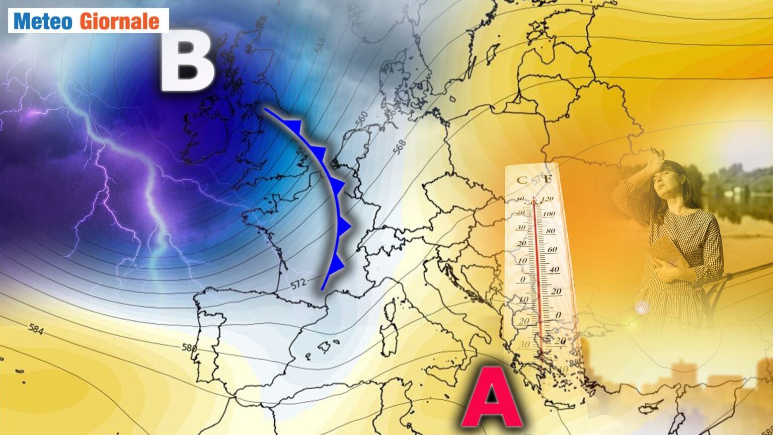 Meteo: ecco quando TERMINERÀ il caldo. Segnatevi la DATA